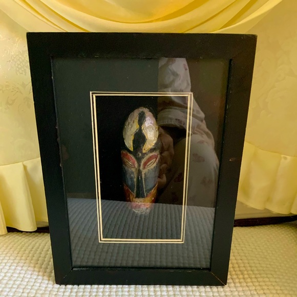 Accents | African Mask Shadow Box Picture | Poshmark
